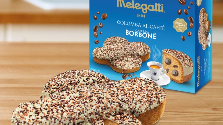 Melegatti si prepara alla Pasqua con la nuova colomba al Caffè Borbone
