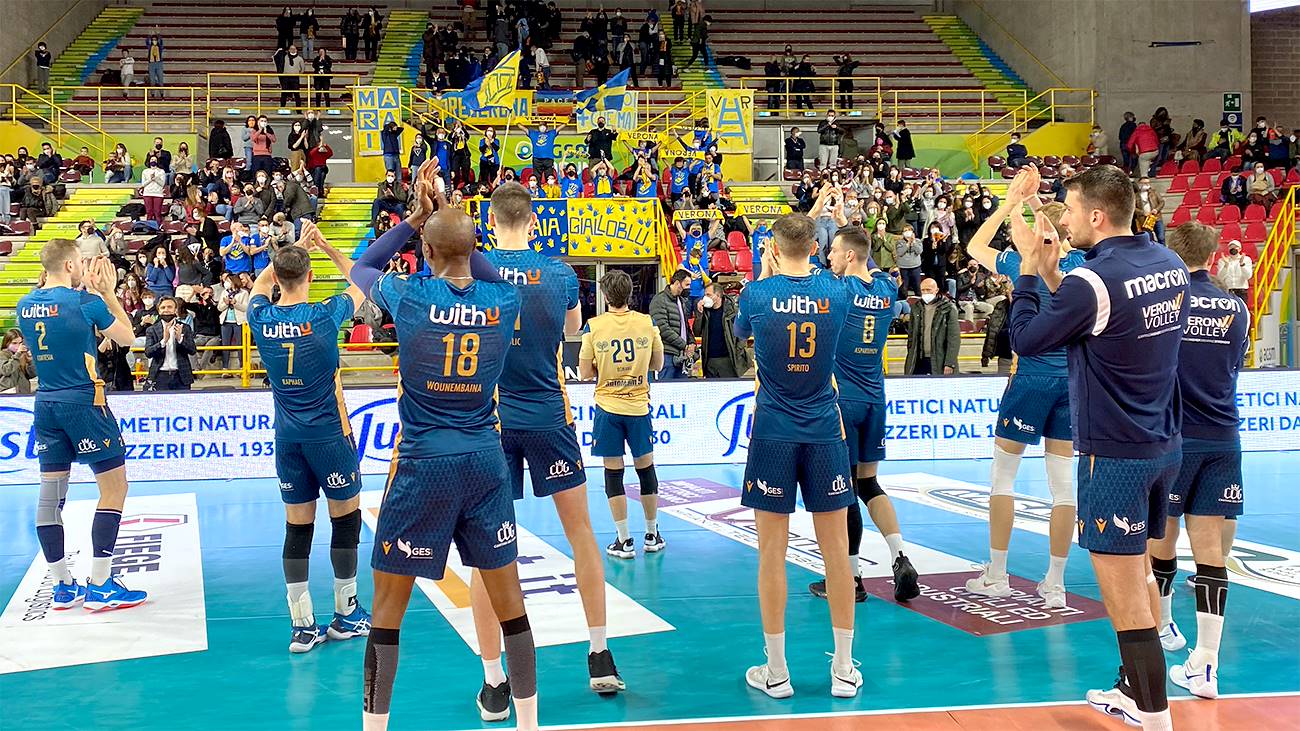 Lube Civitanova più forte, Verona Volley alza bandiera bianca