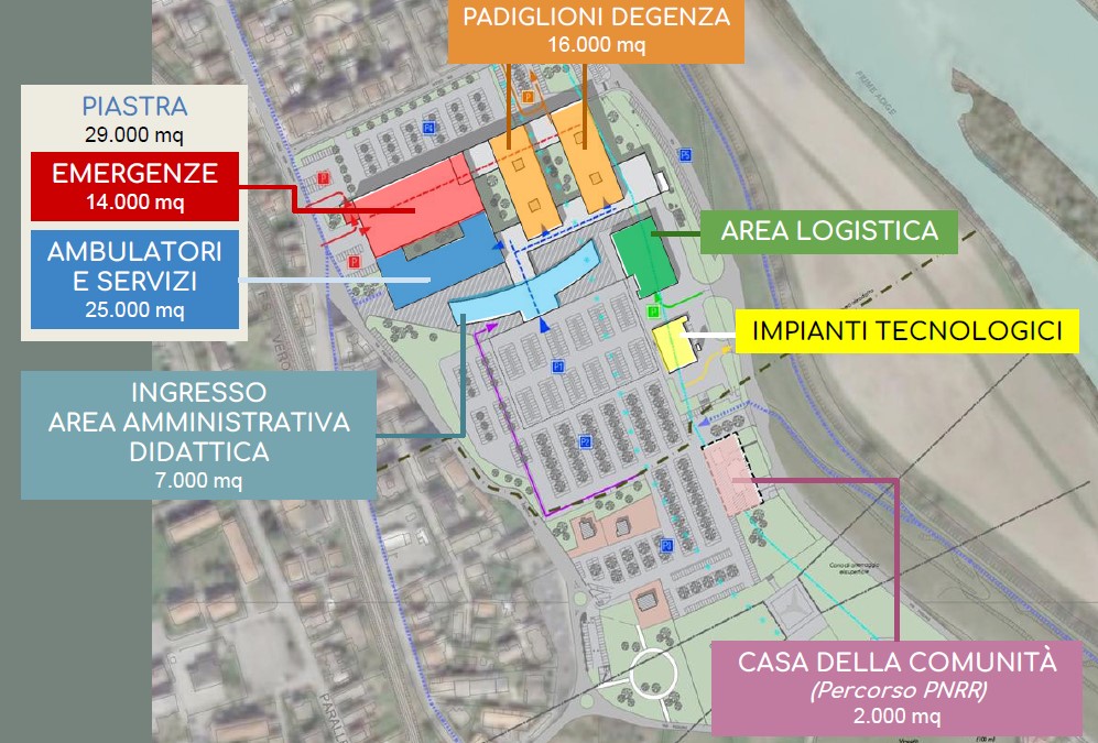 Legnago, presentato il nuovo ospedale: ecco come sarà il Mater Salutis