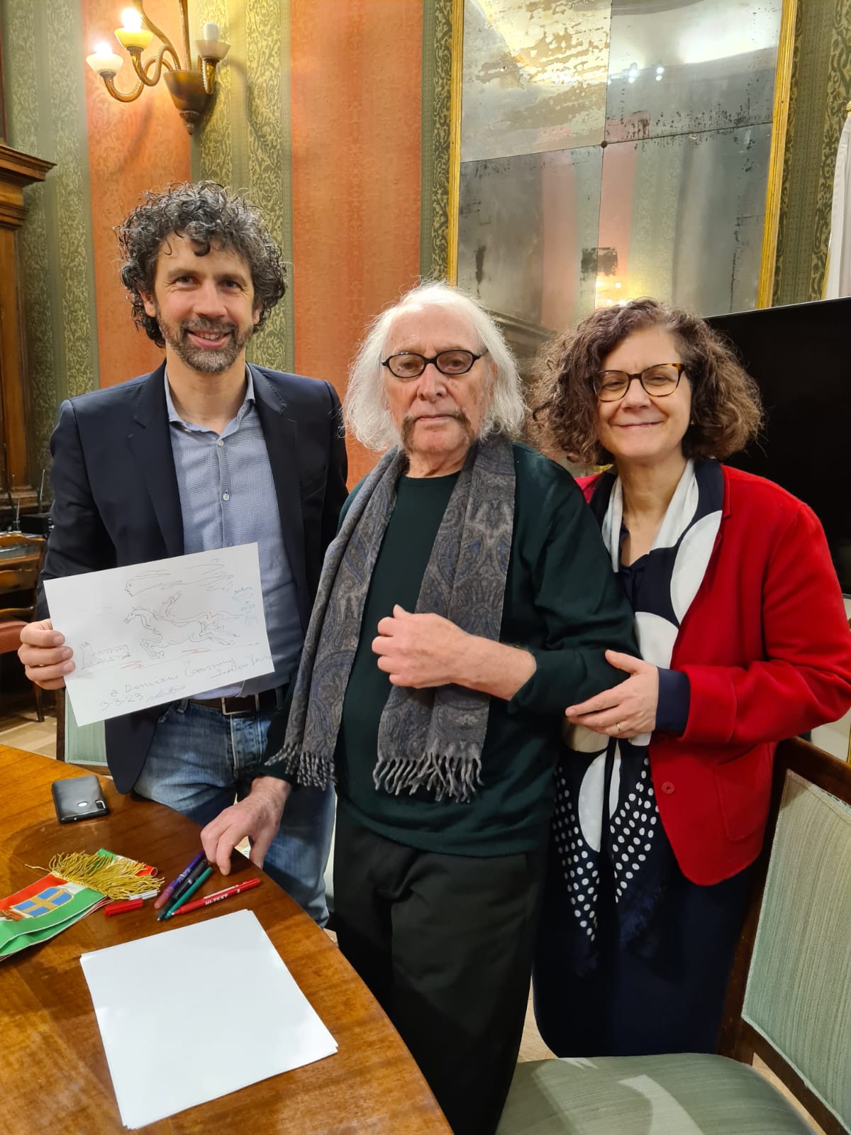 Ad Aladino Ghioni, artista veronese famoso nel mondo, il saluto della città