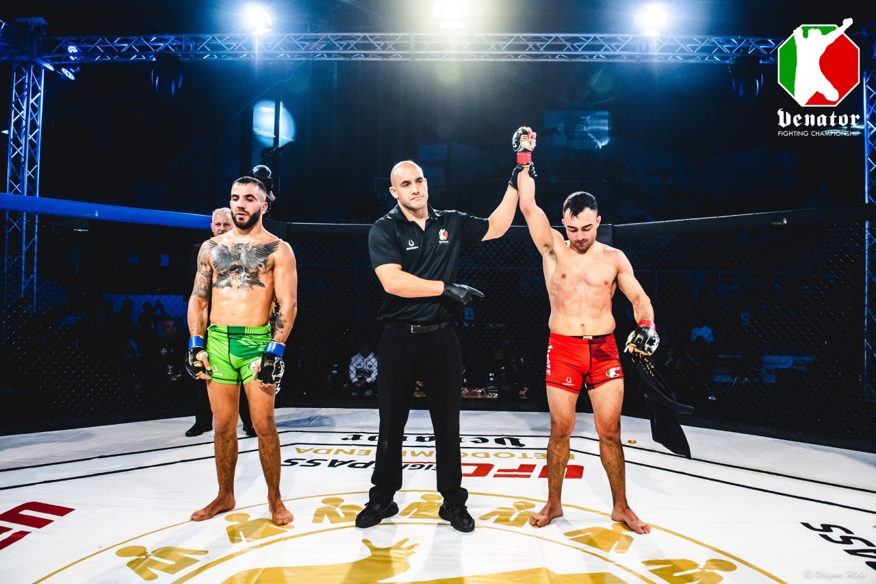 Il veronese Fabio De Luca a Venator, la sfida internazionale MMA a Roma