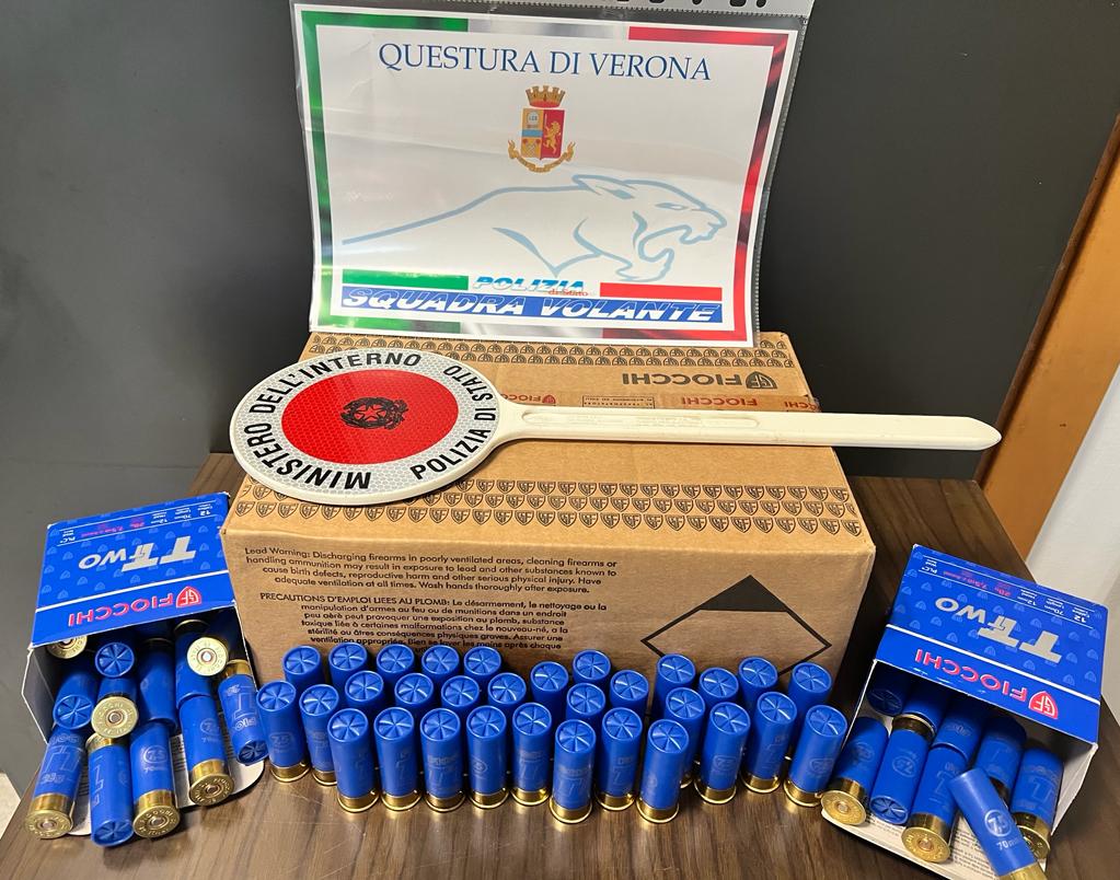 Verona, si dimentica nel parcheggio 308 cartucce per il fucile da caccia
