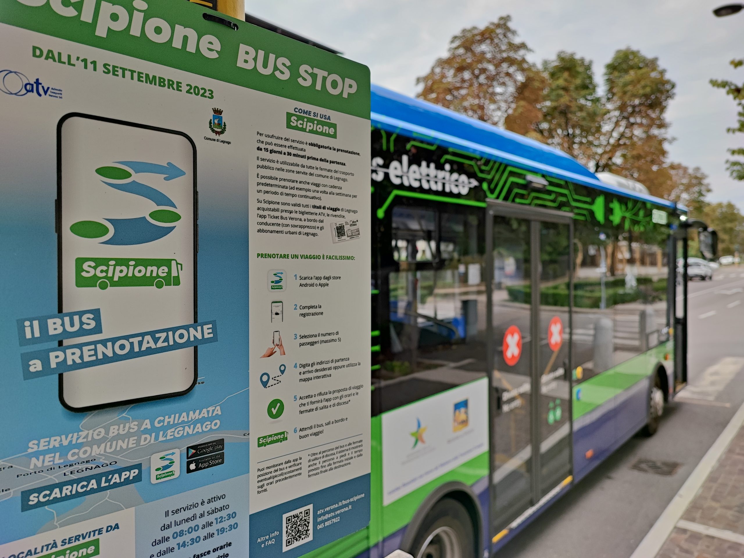 L'autobus si chiama con l'app: debutta "Scipione, bus a prenotazione"