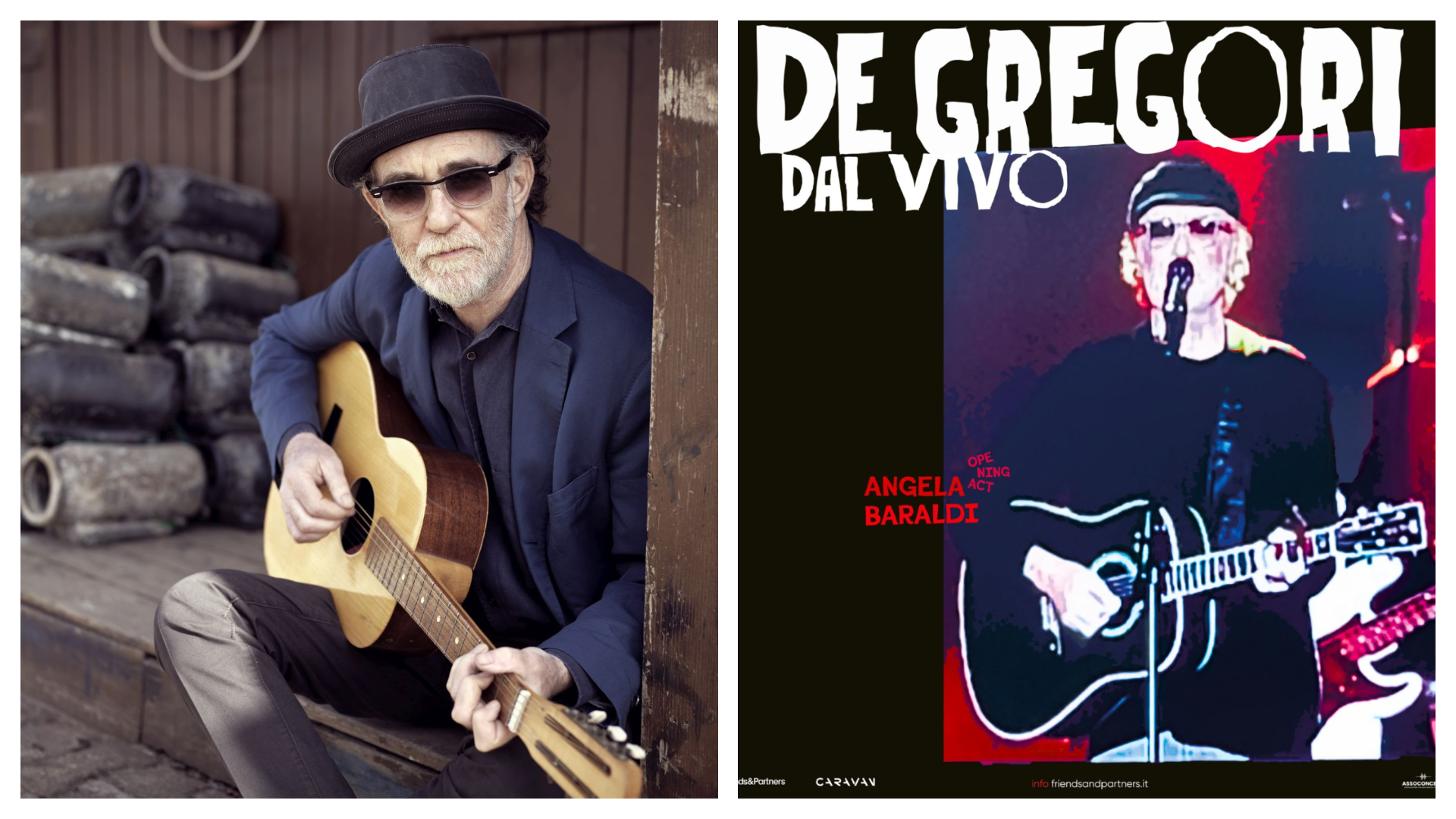 De Gregori a Villafranca: scaletta da scoprire e ospiti a sorpresa