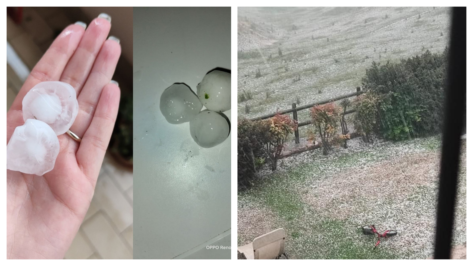 Arrivati i temporali, grandinate sulle Torricelle e in Lessinia