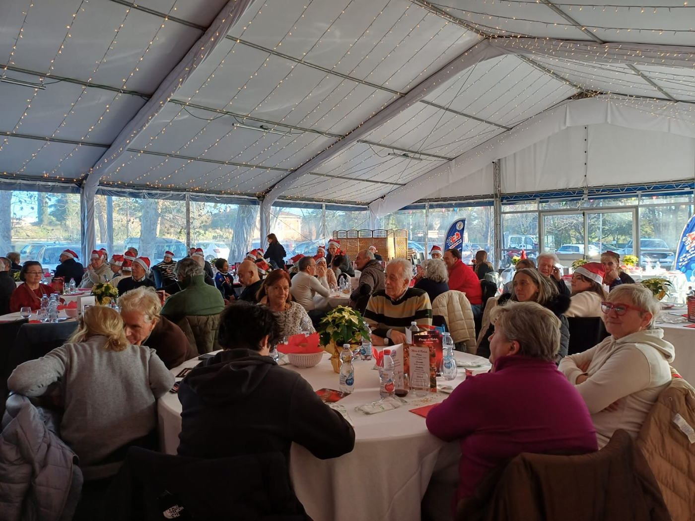 Vip e solidarietà al pranzo di Natale di Croce Bianca Verona