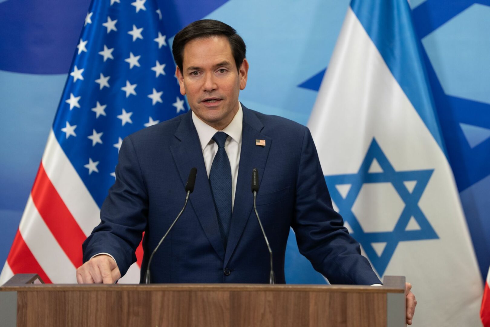 Il Segretario di Stato americano Marco Rubio lascia Israele per l ...
