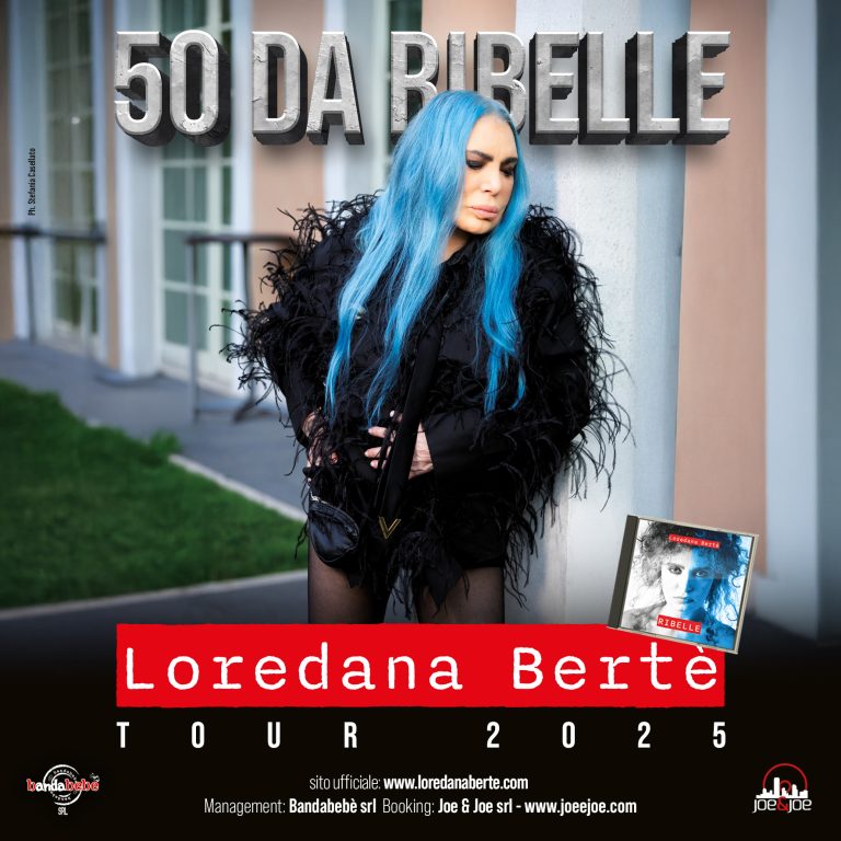 Loredana Bertè in concerto a Villafranca con il tour “50 da Ribelle”