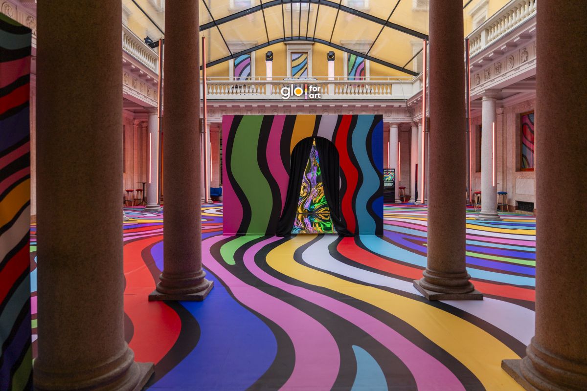 glo for art apre la Milano Design Week con l’installazione Hyper Portal ...