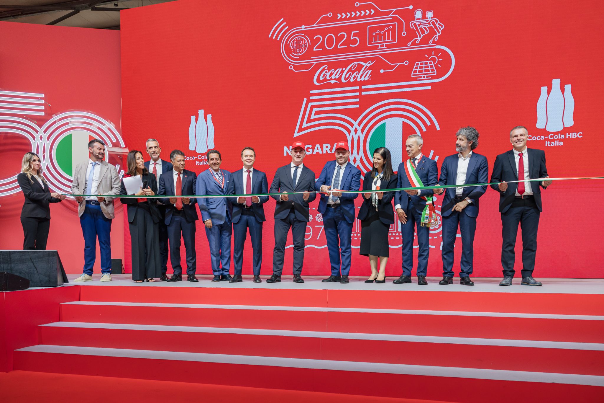 I 50 anni di Coca Cola a Nogara: obiettivo Olimpiadi 2026