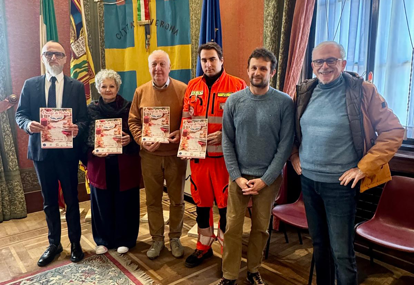 Torna il pranzo di Natale solidale della Croce Bianca di Verona